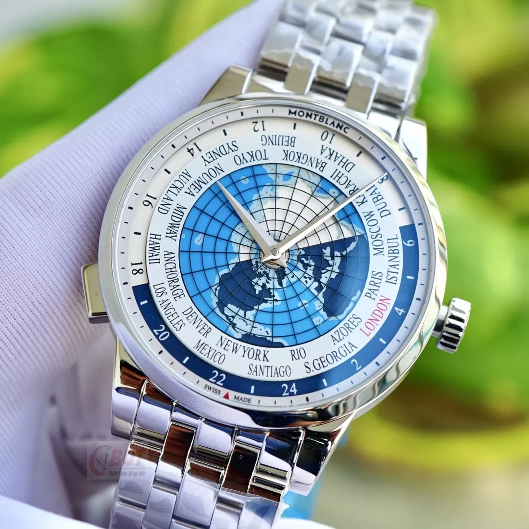 Đồng Hồ Montblanc Worldtime Heritage Spirit Obris Terrarum 112309 ...