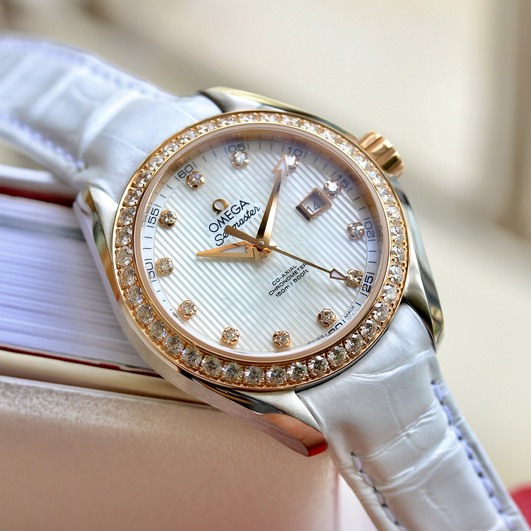 Đồng Hồ Nữ Omega Seamaster Aqua Terra Automatic Chronometer 231.28.34 ...