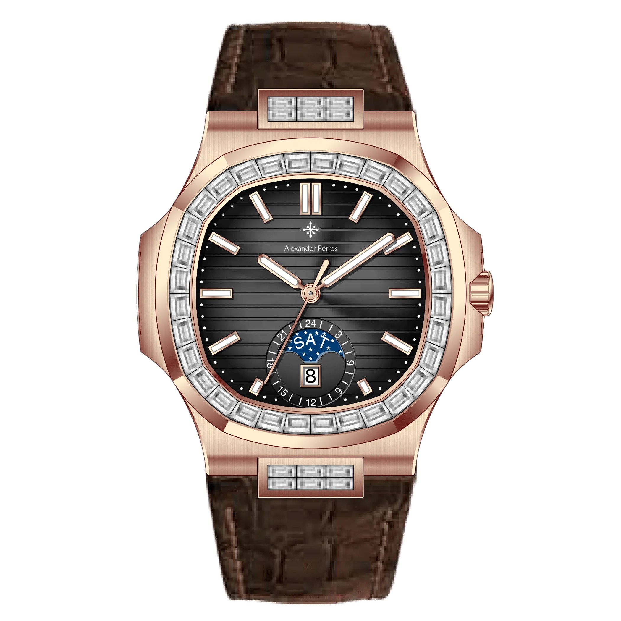Đồng Hồ Alexander Ferros 6111R ( 6111R-01 )