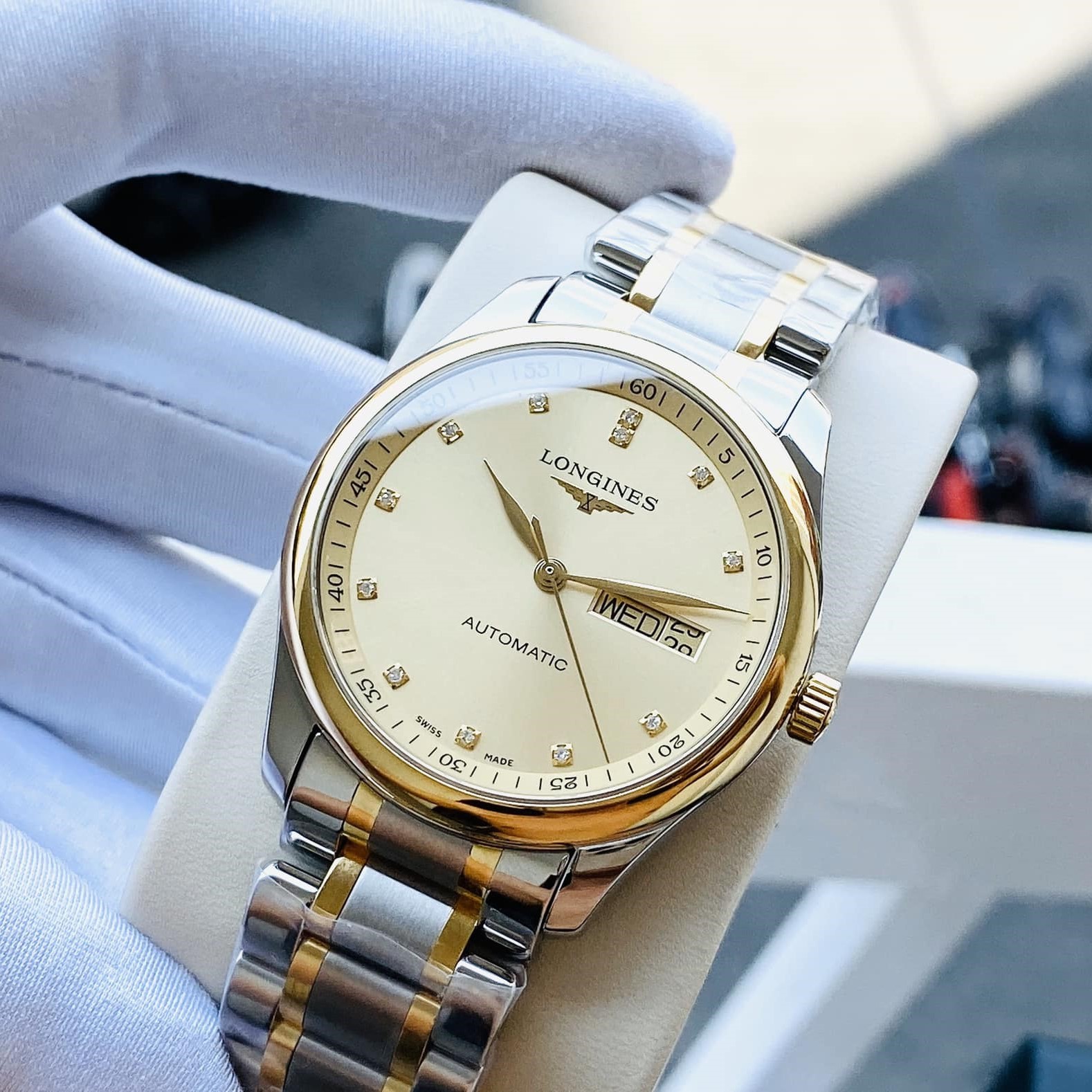 Đồng hồ Longines Master Collection niềng vàng 18k L2.755.5.37.7 ...