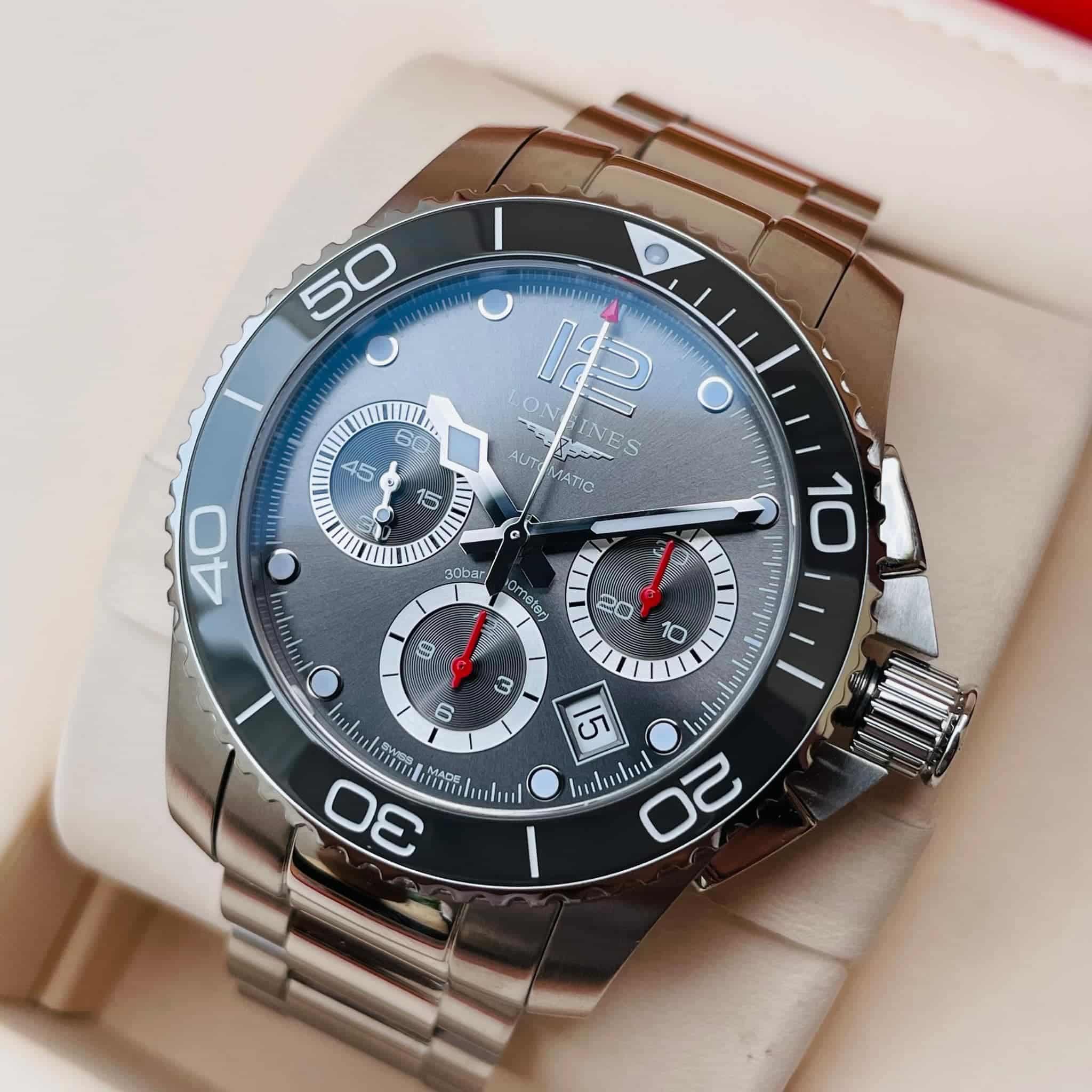 Đồng Hồ Longines Chronograph HydroConquest L3.783.4.56.6 L37834566 ...