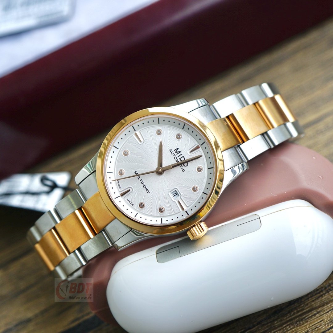 Đồng Hồ Nữ Mido Multifort Automatic Diamond M005.007.22.036.00 ...