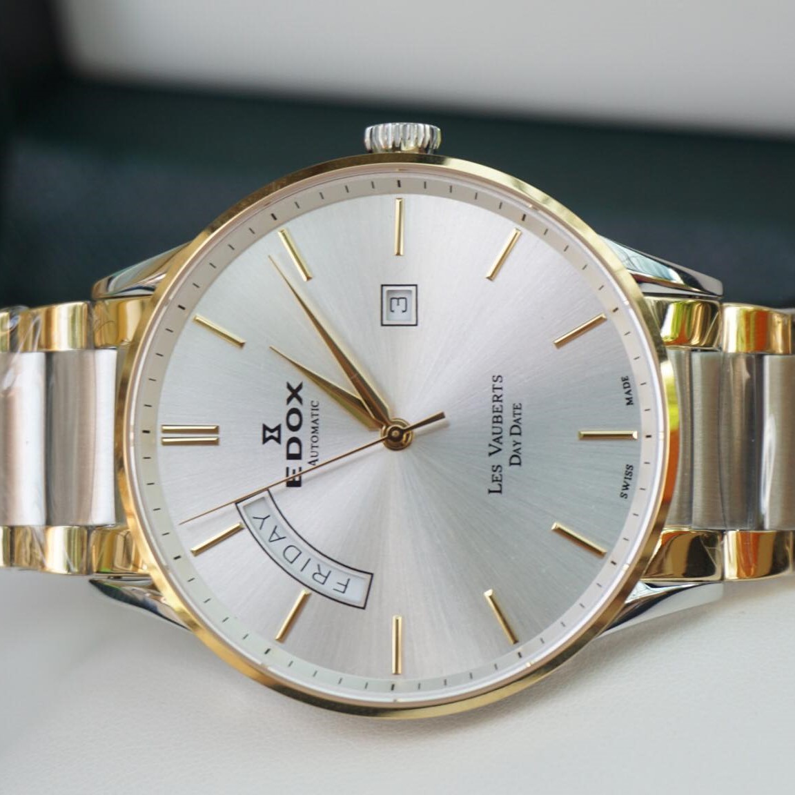 Đồng hồ Edox Automatic Day Date 83011-357J-AID | BDTWATCH