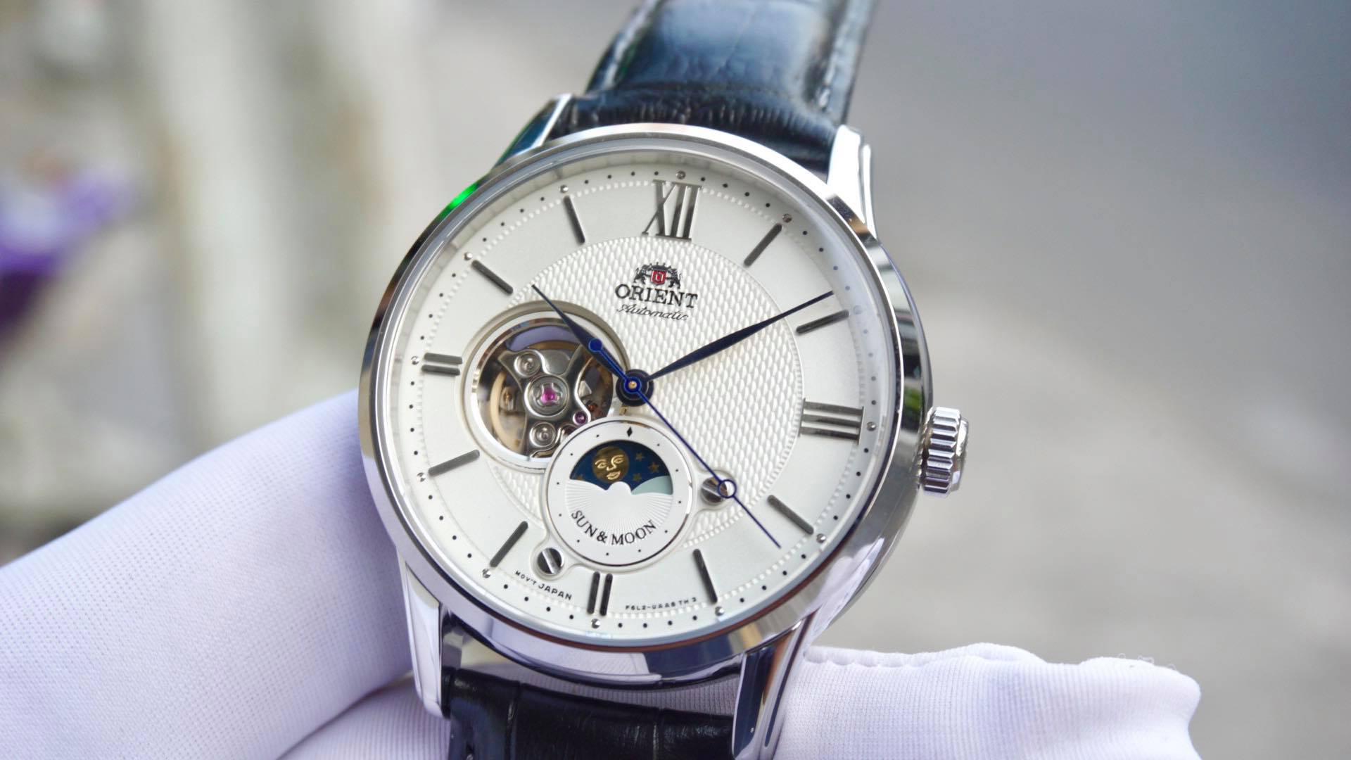 Đồng hồ Orient Sun Moon Gen 4 Open Heart RA-AS0005S00B | BDTWATCH